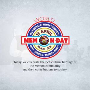 Download FREE World Memon Day Poster From Brands.live