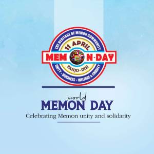 Download FREE World Memon Day Poster From Brands.live