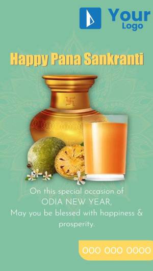 Create FREE Pana Sankranti Template | Brands.live