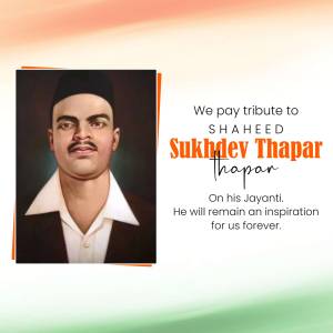8500+ Sukhdev thapar jayanti Images & Videos | Sukhdev thapar jayanti ...