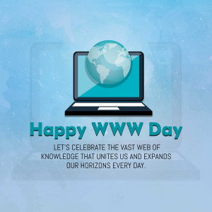 world wide web day images, Poster and videos | Brands.live