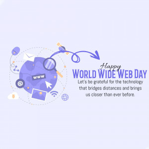 world wide web day images, Poster and videos | Brands.live