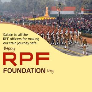 Railway Police Force (RPF) Raising Day images, poster & Banner | Brands ...