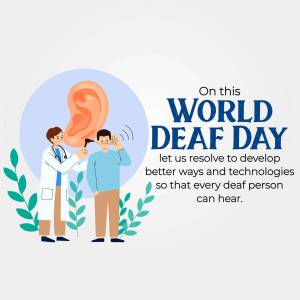 Download World Deaf Day Images, Poster and Photos | Brands.live