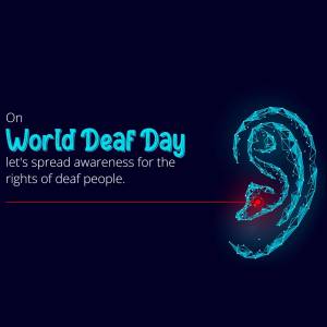 Download World Deaf Day Images, Poster and Photos | Brands.live