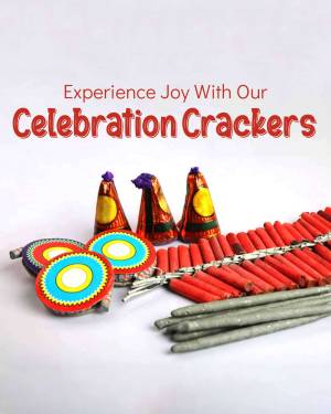 Diwali Celebration Crackers Image For Threads