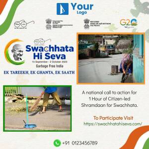 Swachhata Hi Seva Campaign Marketing Image For Instagram