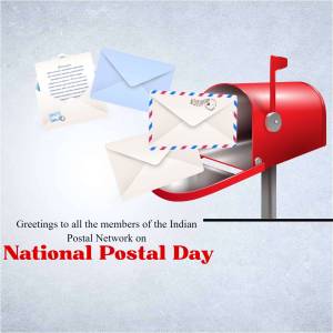 Get National Postal Day images and Poster from Brands.live
