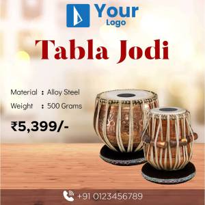 Tabla Jodi - Traditional Indian Percussion Instrument Promotional ...