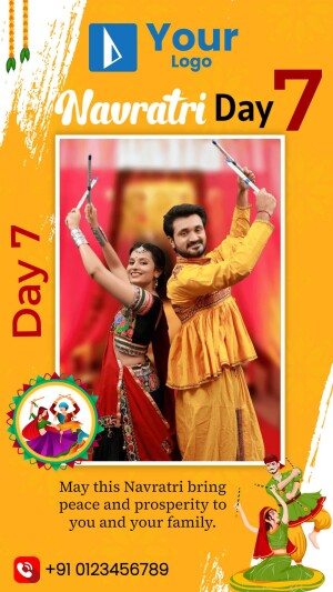 Navratri FREE Instagram Story Readymade Design Templates | Brands.live