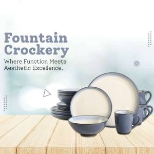 7000+ Crockery Images & Videos | Crockery Poster Make - 2024