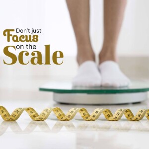 Focus On Health, Not Just The Scale Flyer For Instagram