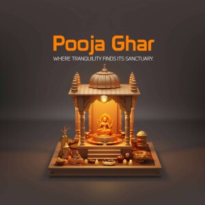 Pooja Ghar - A Tranquil Sanctuary Design For Telegram