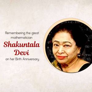 Shakuntala Devi Birthday