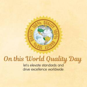 7000+ World quality day Images & Videos | World quality day Poster Make ...