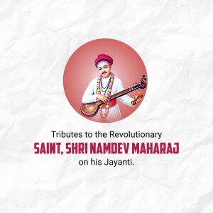 Download Sant Namdev Maharaj Jayanti poster on Brands.live