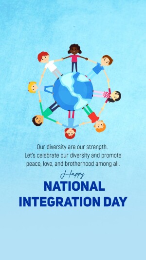 National Integration Day Logo