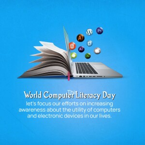 FREE World Computer Literacy Day Poster and photos | Brands.live
