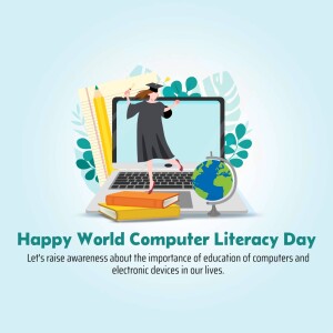 World Computer Literacy Day Poster and photos | Brands.live
