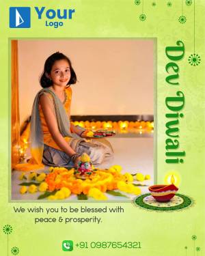Download FREE Dev Diwali Post Wishes Templates | Brands.live