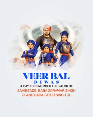 Download FREE Veer Bal Diwas Poster | Brands.live