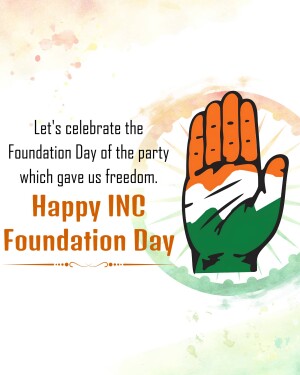 6500+ Congress foundation day Images & Videos | Congress foundation day ...
