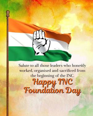 6500+ Congress foundation day Images & Videos | Congress foundation day ...