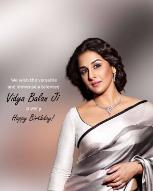 Vidya Balan Birthday Images and Vidya Balan Birthday poster | Brands.live