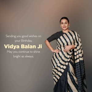 Vidya Balan Birthday Images and Vidya Balan Birthday poster | Brands.live