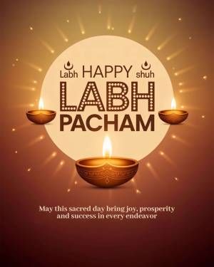 FREE Labh Pancham Wishes Post & Templates | Brands.live