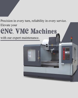 CNC VMC Machines - Precision Engineering Template For WhatsApp