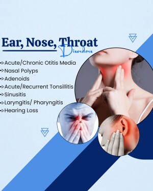 ENT Disorders Information Graphic Poster For Pinterest