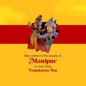 Download FREE Manipur Foundation Day Poster | Brands.live