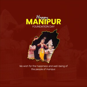 Download FREE Manipur Foundation Day Poster | Brands.live