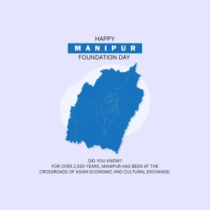 Download FREE Manipur Foundation Day Poster | Brands.live