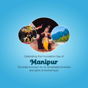 Download FREE Manipur Foundation Day Poster | Brands.live