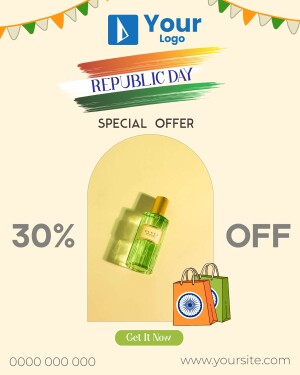 Get FREE Republic Day Offers Templates From Brands.live