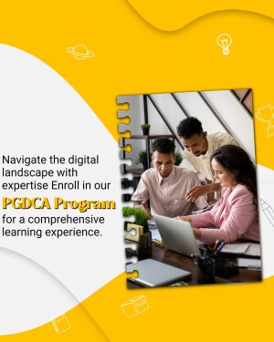 PGDCA Program - Digital Learning Marketing Image For Snapchat
