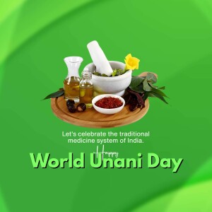 Download FREE world Unani Day Poster | Brands.live