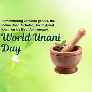 Download FREE world Unani Day Poster | Brands.live