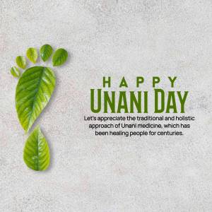 Download FREE world Unani Day Poster | Brands.live