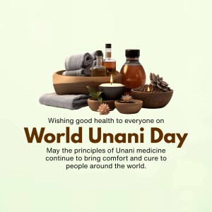 Download FREE world Unani Day Poster | Brands.live