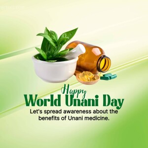 Download FREE world Unani Day Poster | Brands.live