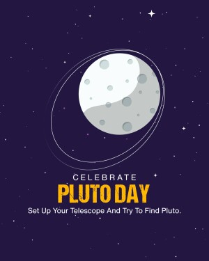 Download Pluto Day Poster and Pluto Day Images | Brands.live