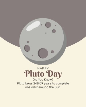 Download Pluto Day Poster and Pluto Day Images | Brands.live