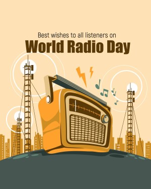 Get FREE World Radio Day Images and Poster from Brands.live