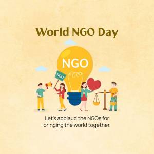 Download FREE World NGO Day Poster From Brands.live