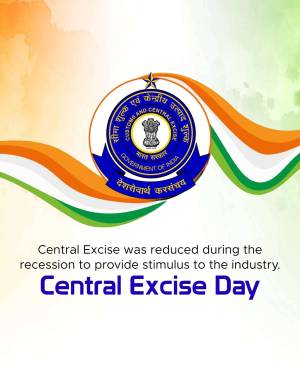 Central Board Of Indirect Taxes & Customs Logo Poster For Telegram