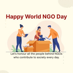 Download FREE World NGO Day Poster From Brands.live