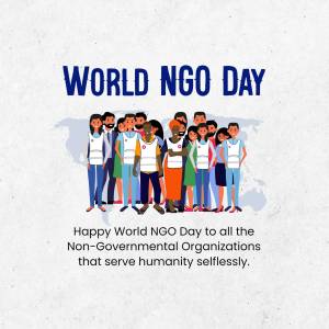 Download FREE World NGO Day Poster From Brands.live